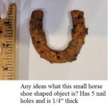Small horse shoe shaped object | Friendly Metal Detecting Forum